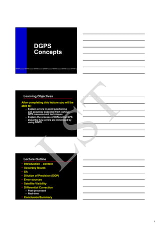Dgps concept | PDF