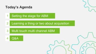 A Look Behind the ABM Curtain: How A Top Brand Built A Multichannel Hit | PPT