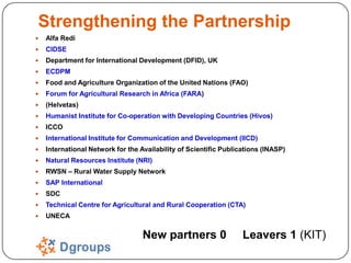 Dgroups 2014 draft action plan | PPT