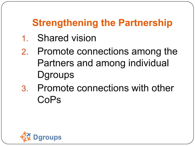 Dgroups 2014 draft action plan | PPT