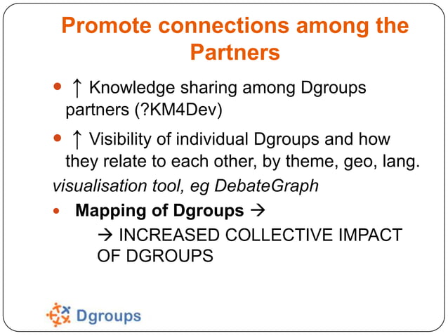 Dgroups 2014 draft action plan | PPT