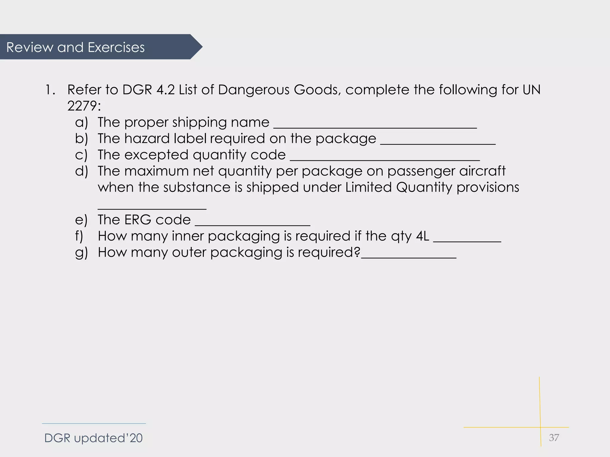 Dgr recurrent 2020 edition 61th | PDF