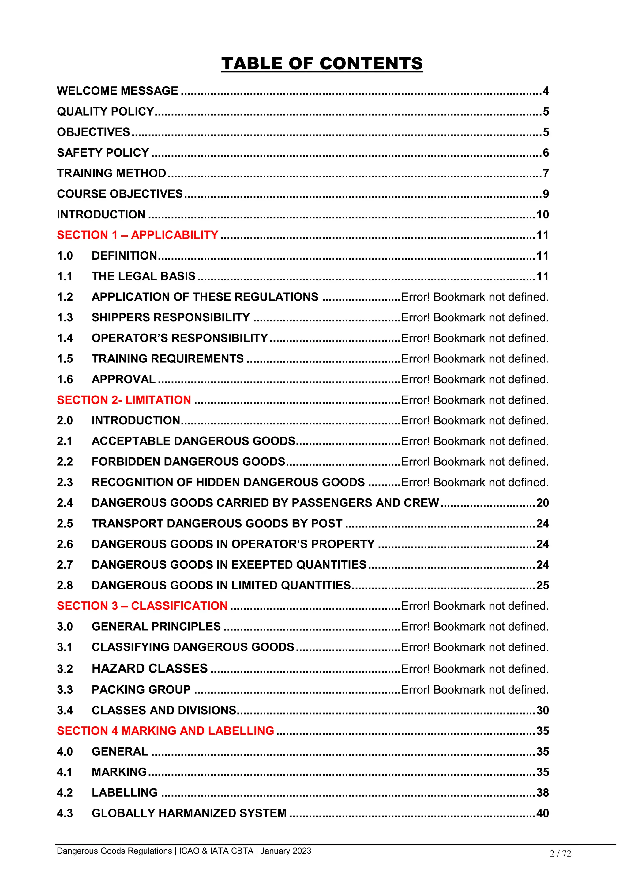 DGR Training Material Flight Crew & FOO.doc