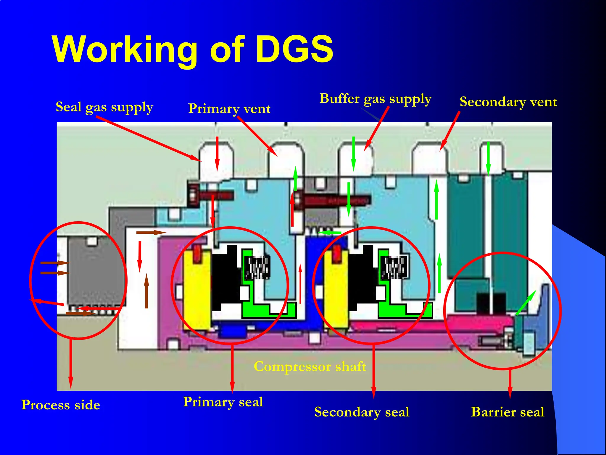 Working of Dry Gas Seal of compressor .ppt