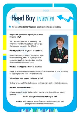 Dunbar Grammar School's Autumn Magazine 2013 | PDF