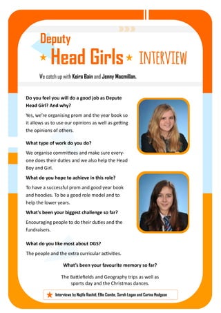 Dunbar Grammar School's Autumn Magazine 2013 | PDF