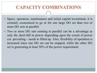 Basics of Diesel Generator System | PPTX