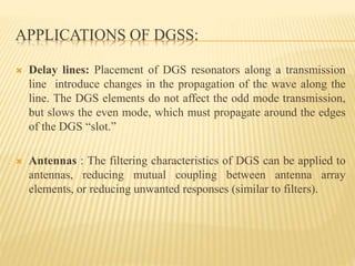 Microstrip Patch Antenna With DGS | PPT