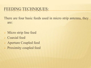 Microstrip Patch Antenna With DGS | PPTX