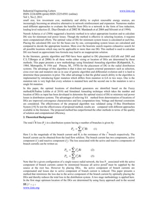 Dg source allocation by fuzzy and sa in distribution system for loss reduction and voltage ...