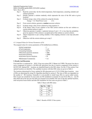 Dg source allocation by fuzzy and sa in distribution system for loss reduction and voltage ...
