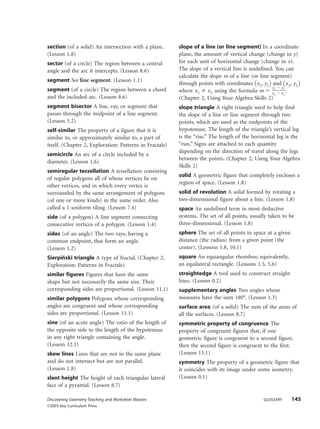 Geometry vocabulary #2 | PDF