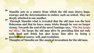 Relationship between Old Man and Manolin | PPT