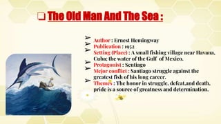 Relationship between Old Man and Manolin | PPT