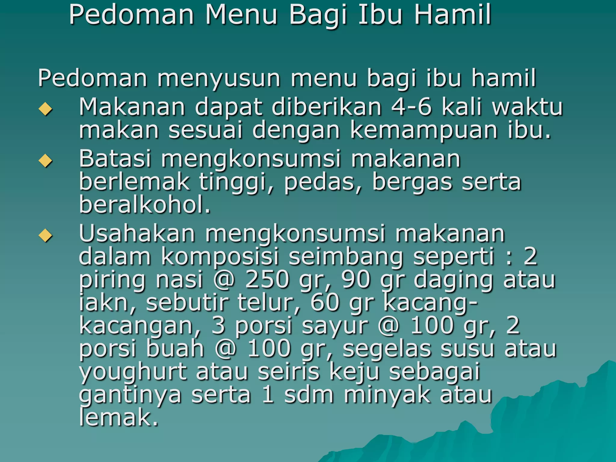 Dgz 121 slide_gizi_ibu_hamil_trimester_1 | PDF