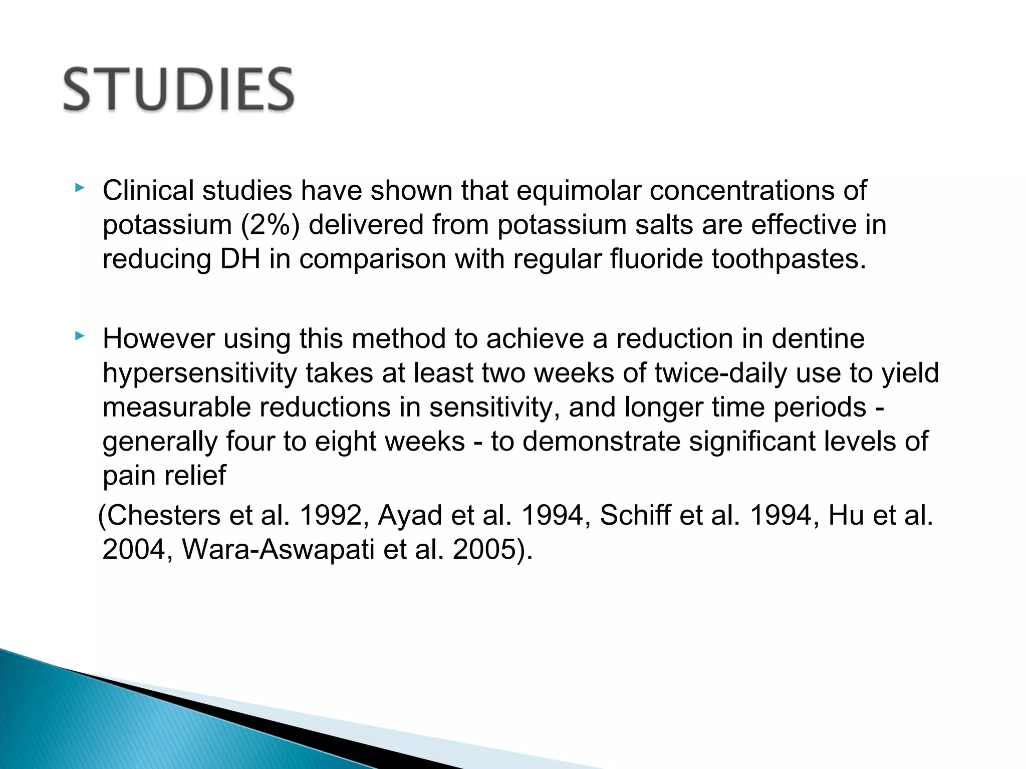 DENTIN HYPERSENSITIVITY - ETIOLOGY, DIAGNOSIS AND TREATMENT | PPT