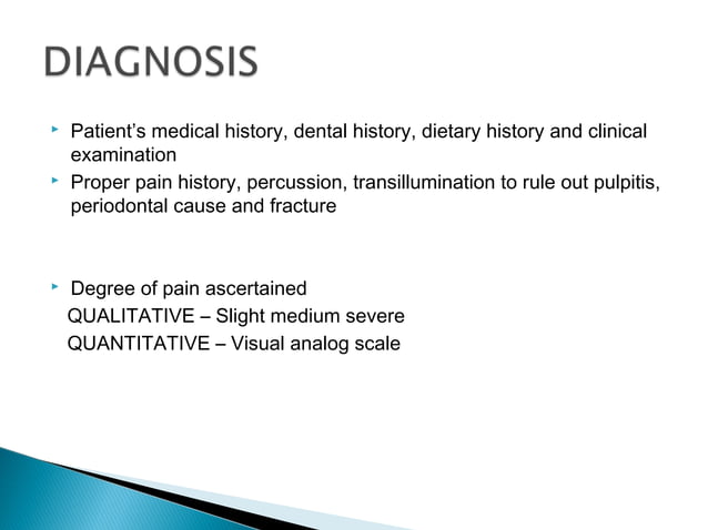 DENTIN HYPERSENSITIVITY - ETIOLOGY, DIAGNOSIS AND TREATMENT | PPT ...
