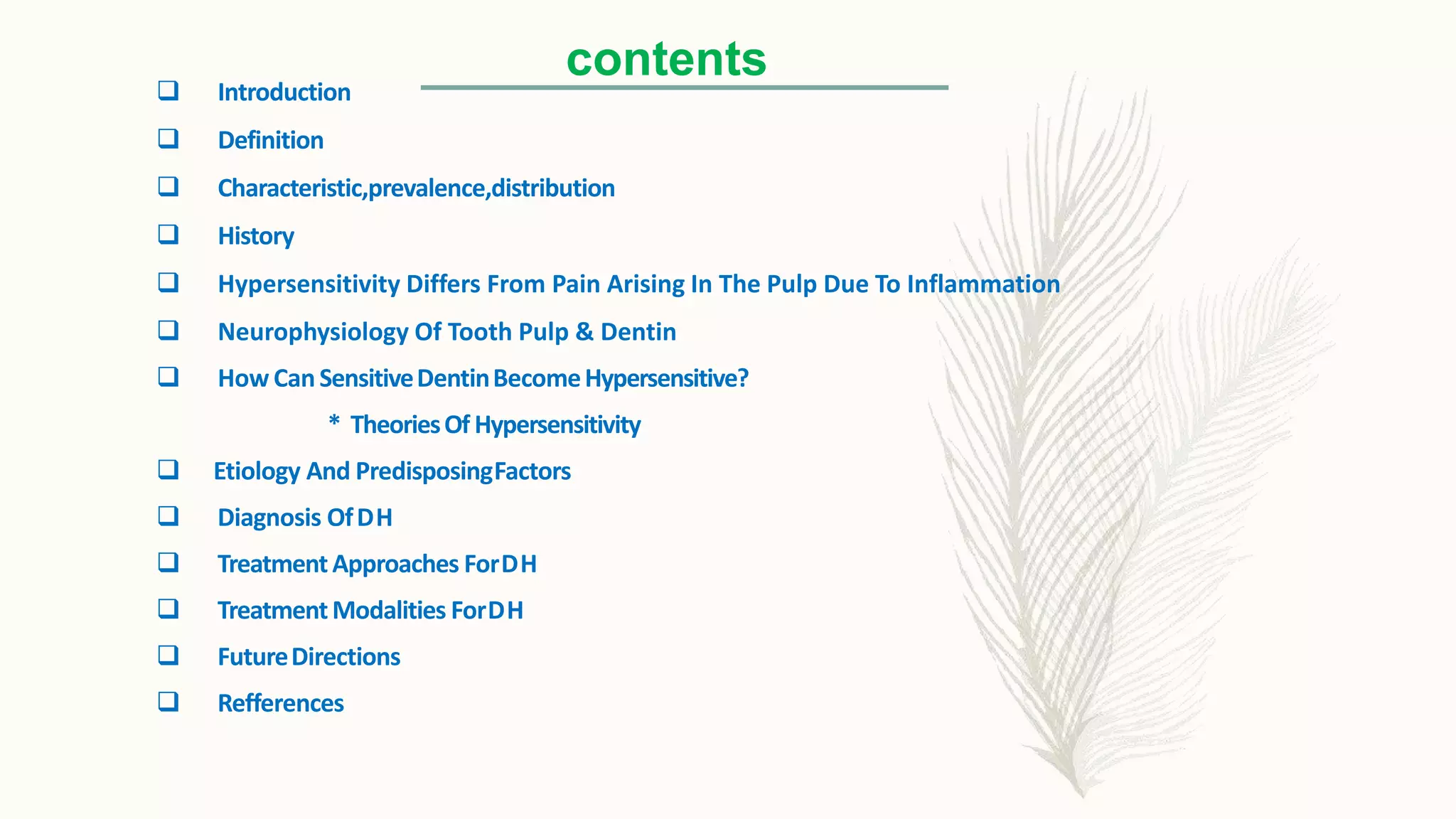 Dentin hypersensitivity | PPTX