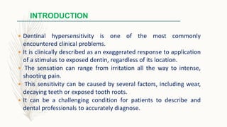 Dentin hypersensitivity | PPTX
