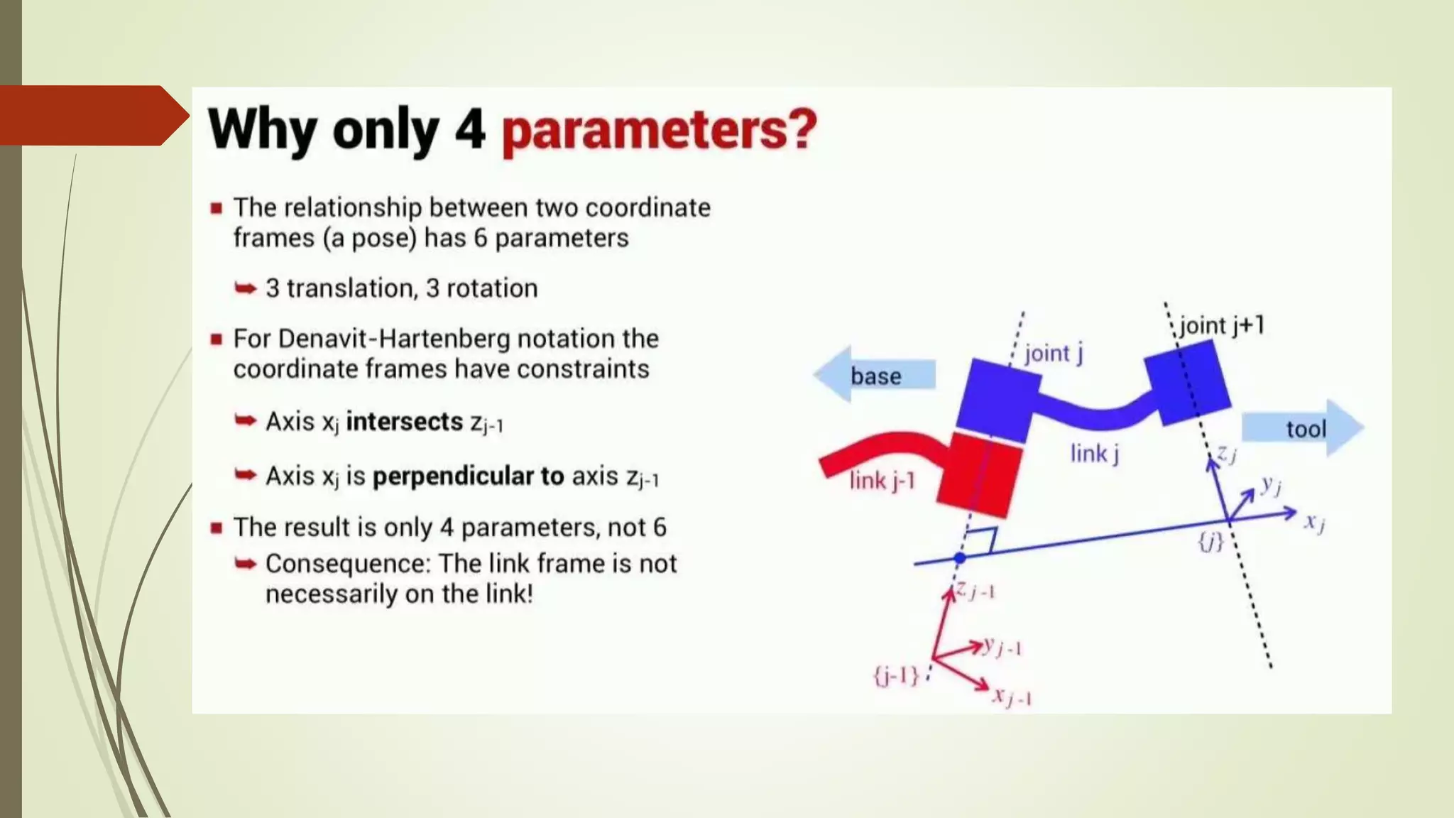 Dh parameters robotics | PPTX