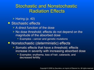 Dh 111 radiation biology (ch.4) power point | PPT