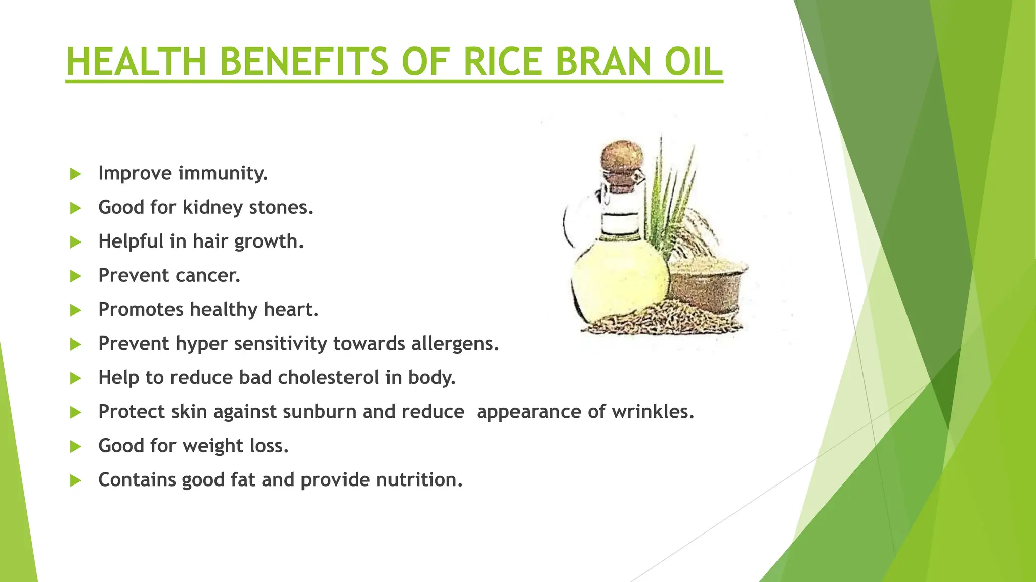 Rice Bran Oil Manufacturing Process | PPTX