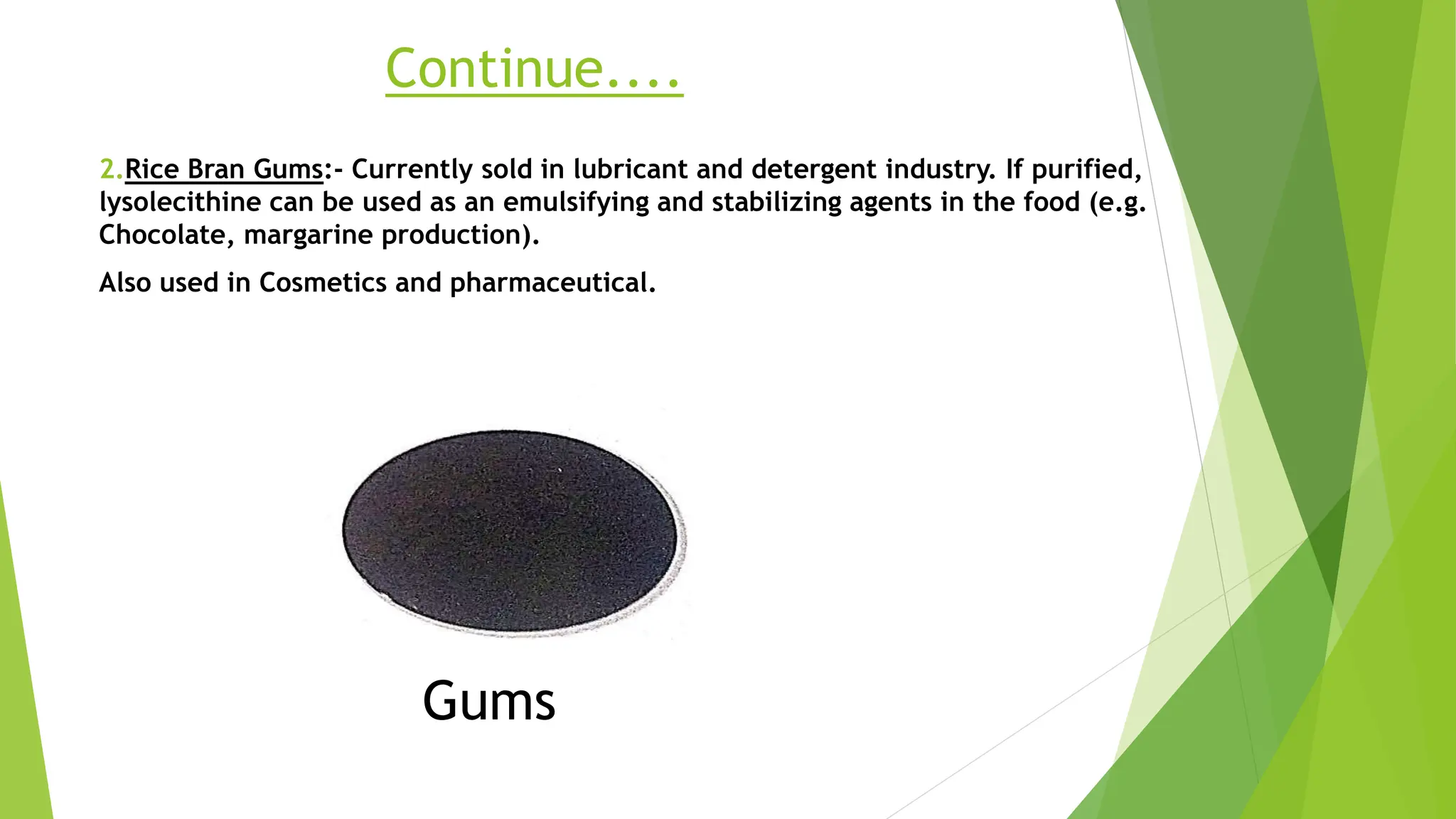 Rice Bran Oil Manufacturing Process | PPTX