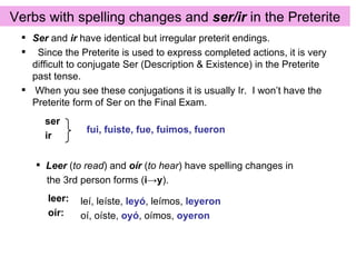 Chapter 6- the preterite | PPT