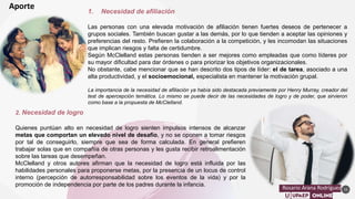 Las teorias y el talento humano (Parte 1) | PPTX