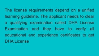 DHA LICENSE EXAM.pptx