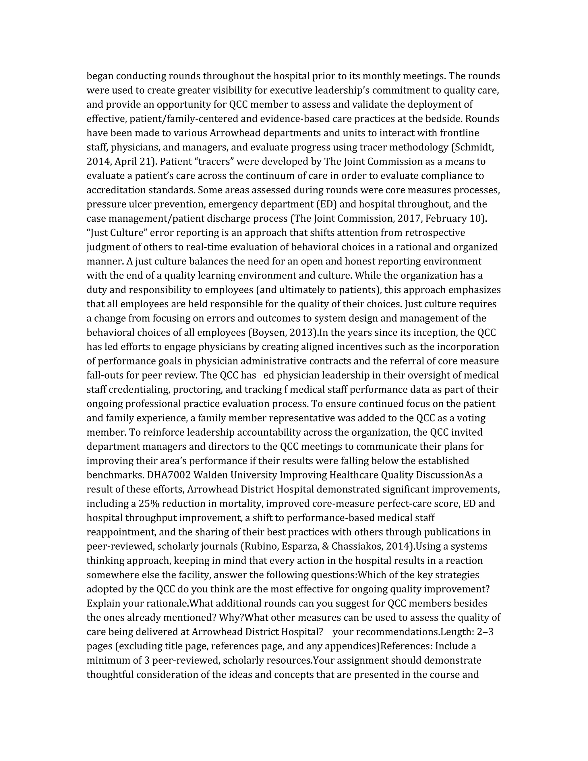 DHA7002 Walden University Improving Healthcare Quality Discussion.pdf