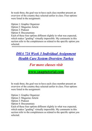 Dha 724 Enhance teaching / snaptutorial.com