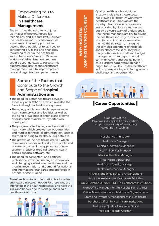 Diploma in hospital administration cours | PDF