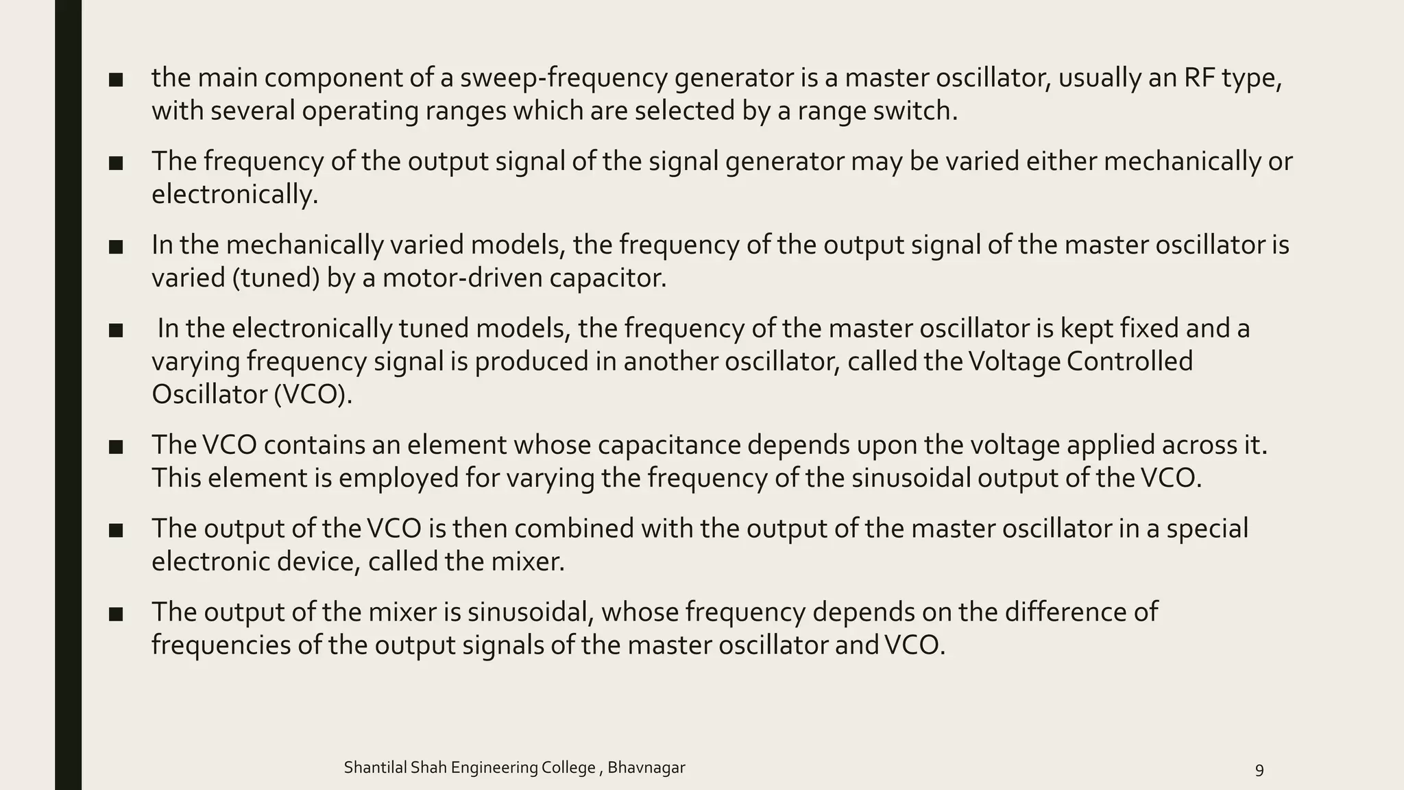 AC Signal Sources. | PPTX | Dance and Electronic Music | Music