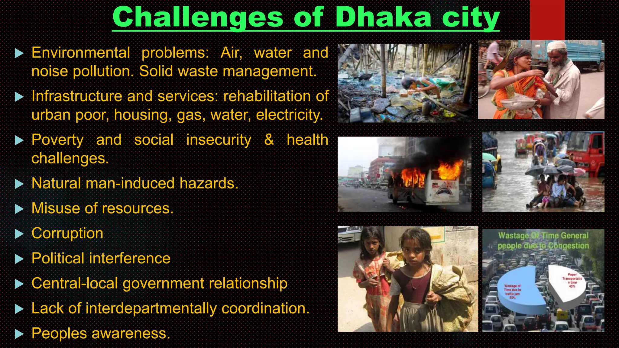 Dhaka city as an urban area | PPTX