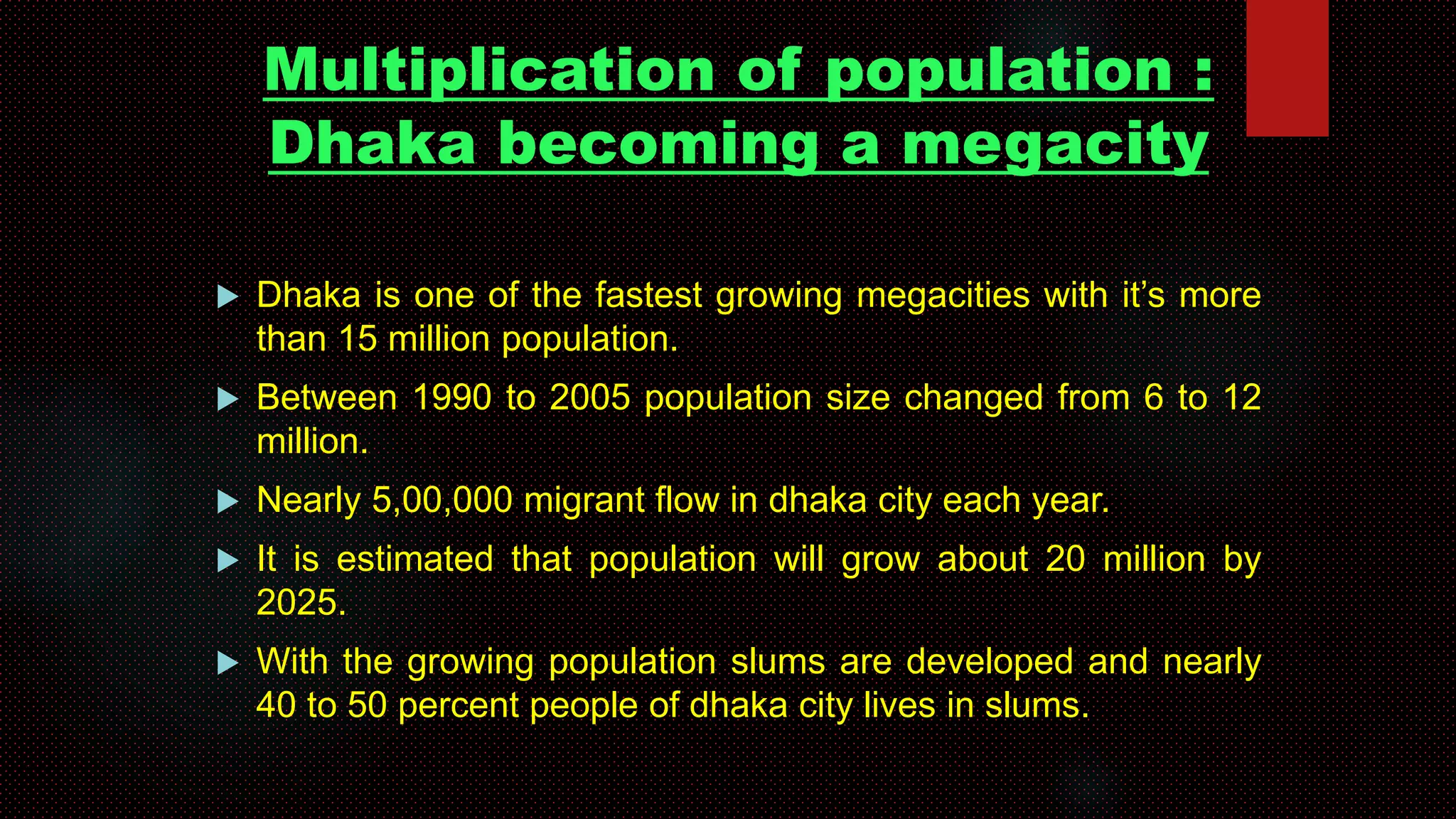 Dhaka city as an urban area | PPTX
