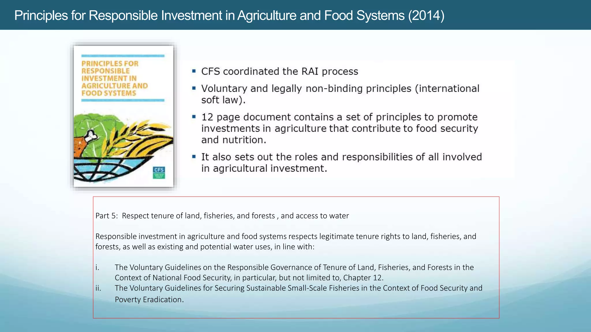 FAO’s Blue Growth Initiative | PPTX | Agriculture | Industries