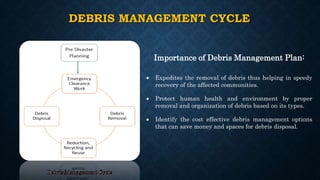 Dhaka debris management | PPTX