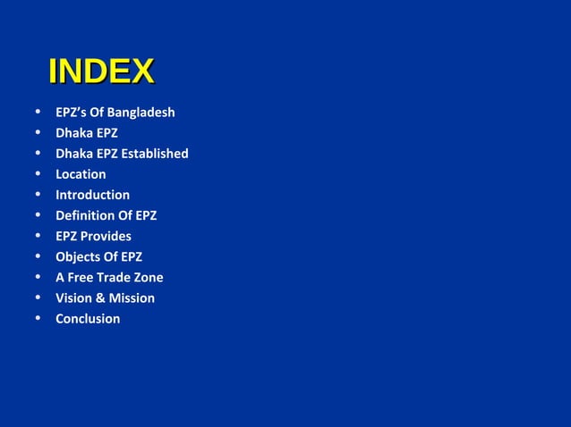 Dhaka epz | PPT