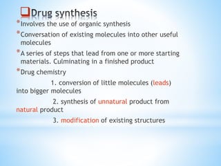 synthesis of drug | PPTX