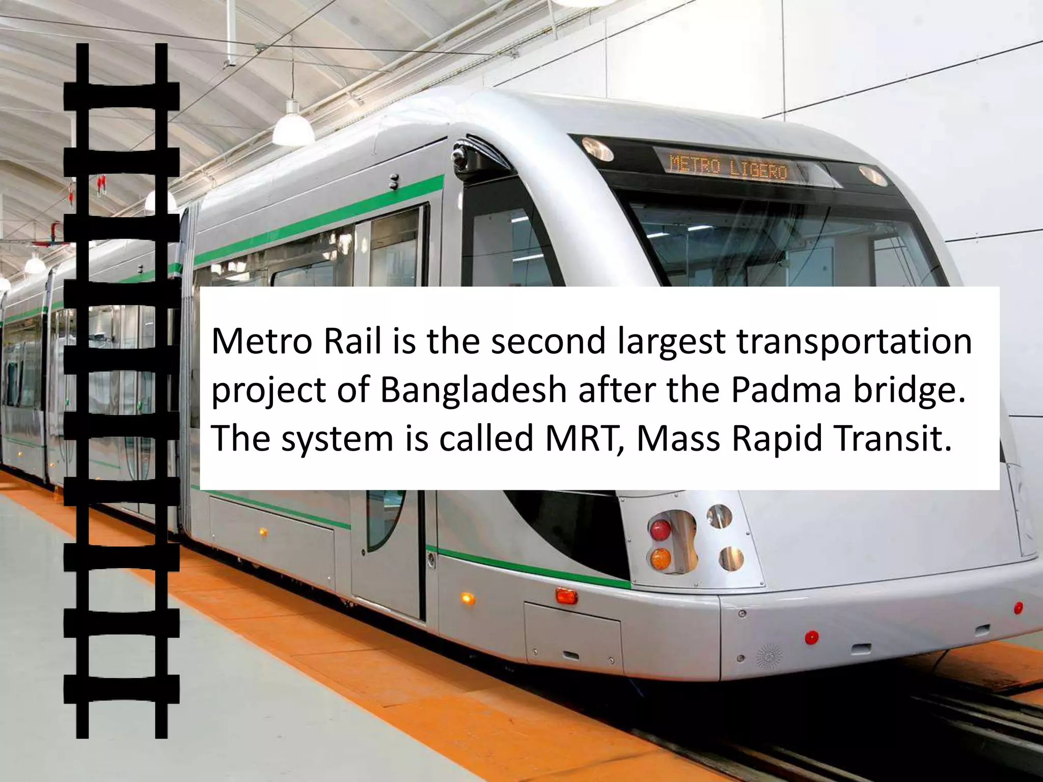 Dhaka metro rail project | PPTX