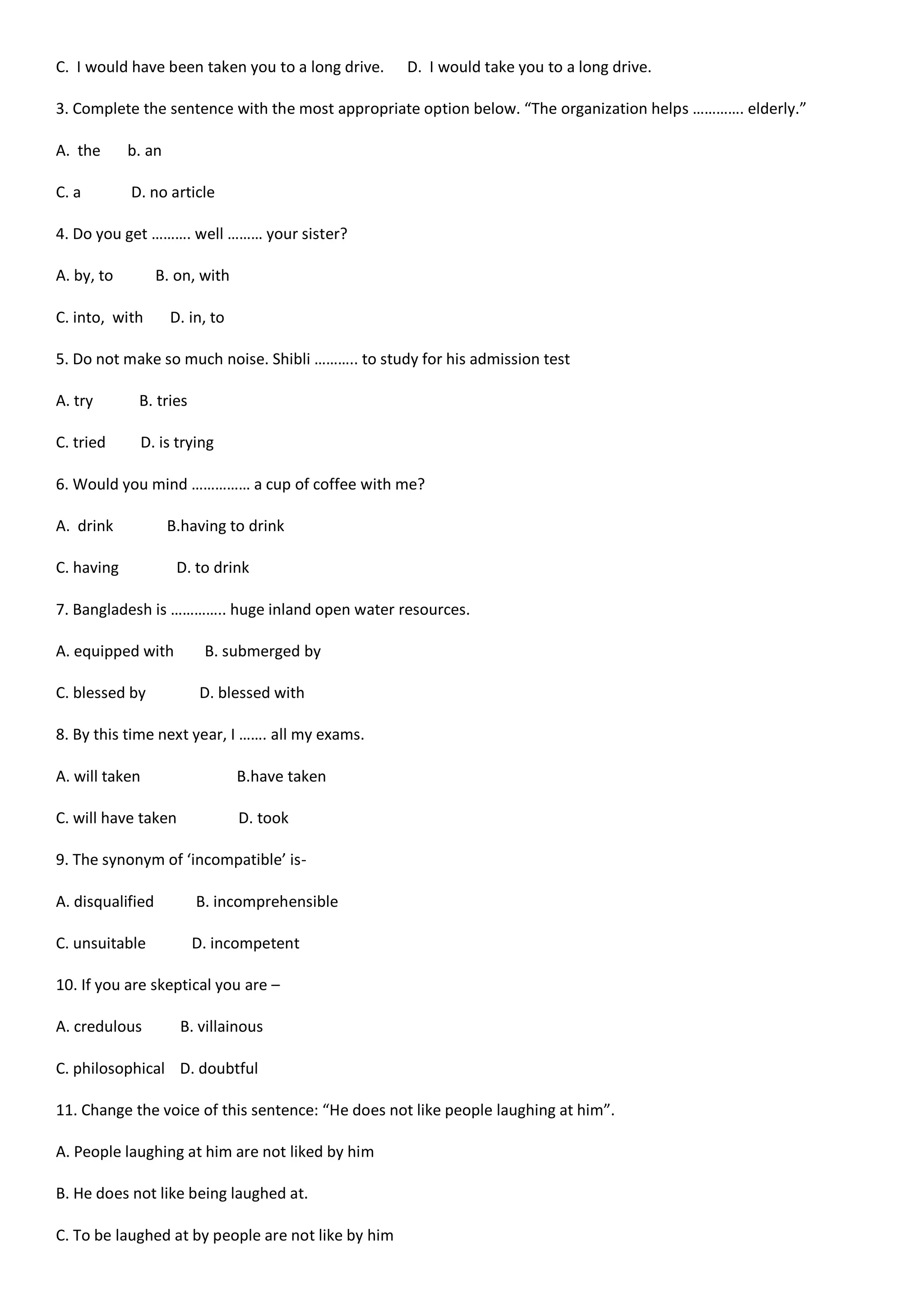 Dhaka university du a unit question | PDF