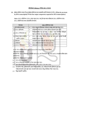 Dhaka university du a unit question | PDF