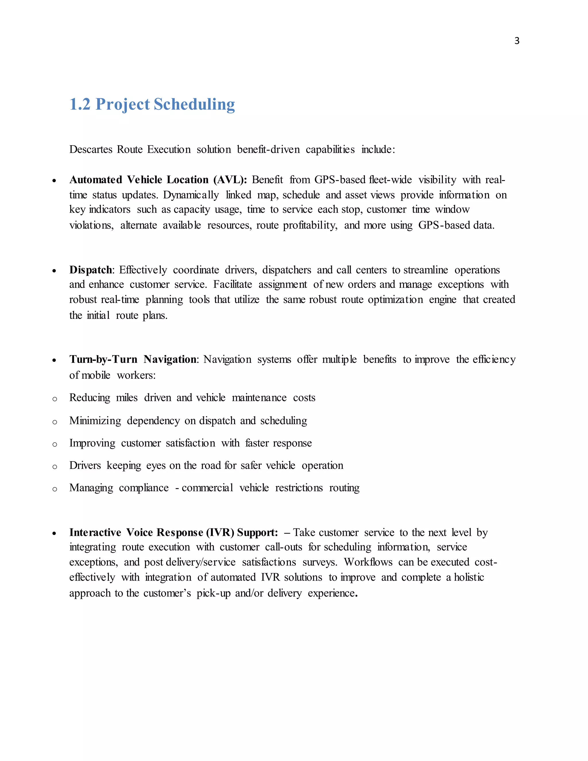 vehicle management system project report | DOCX