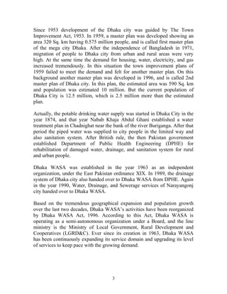 Assignment on: Dhaka wasa +8801924122222 | DOC