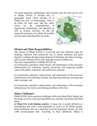 Assignment on: Dhaka wasa +8801924122222 | DOC