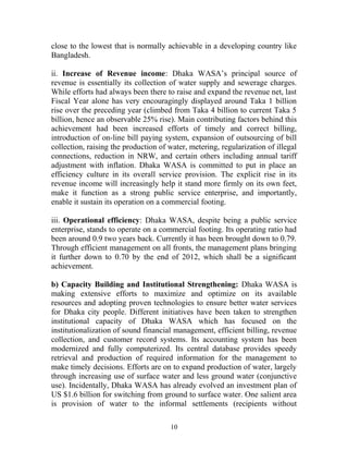 Assignment on Dhaka wasa | DOC