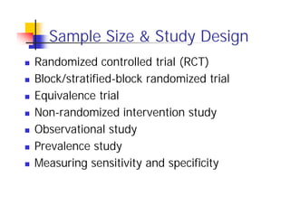 Power Analysis and Sample Size Determination | PDF