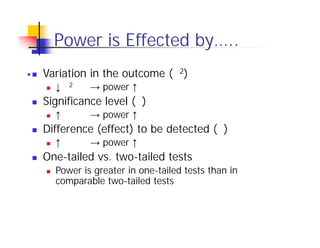 Power Analysis and Sample Size Determination | PDF