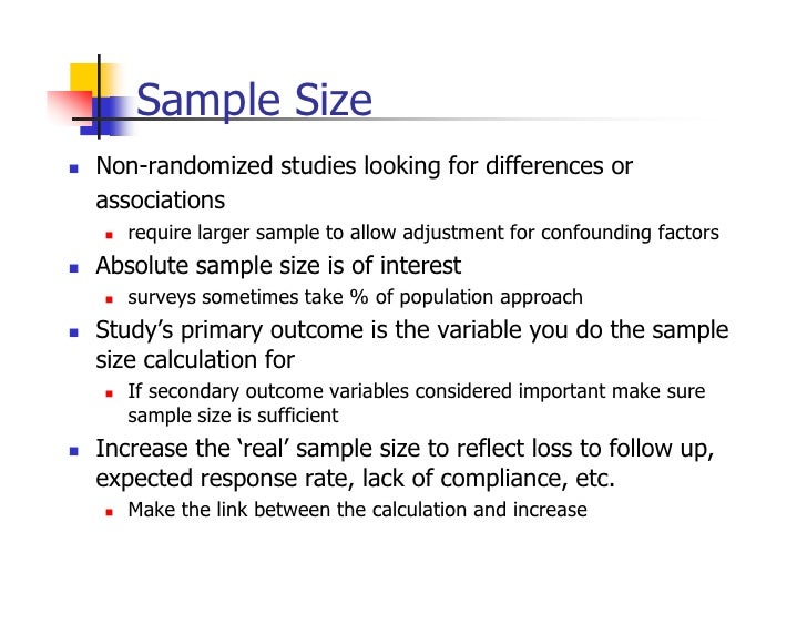 Power Analysis and Sample Size Determination